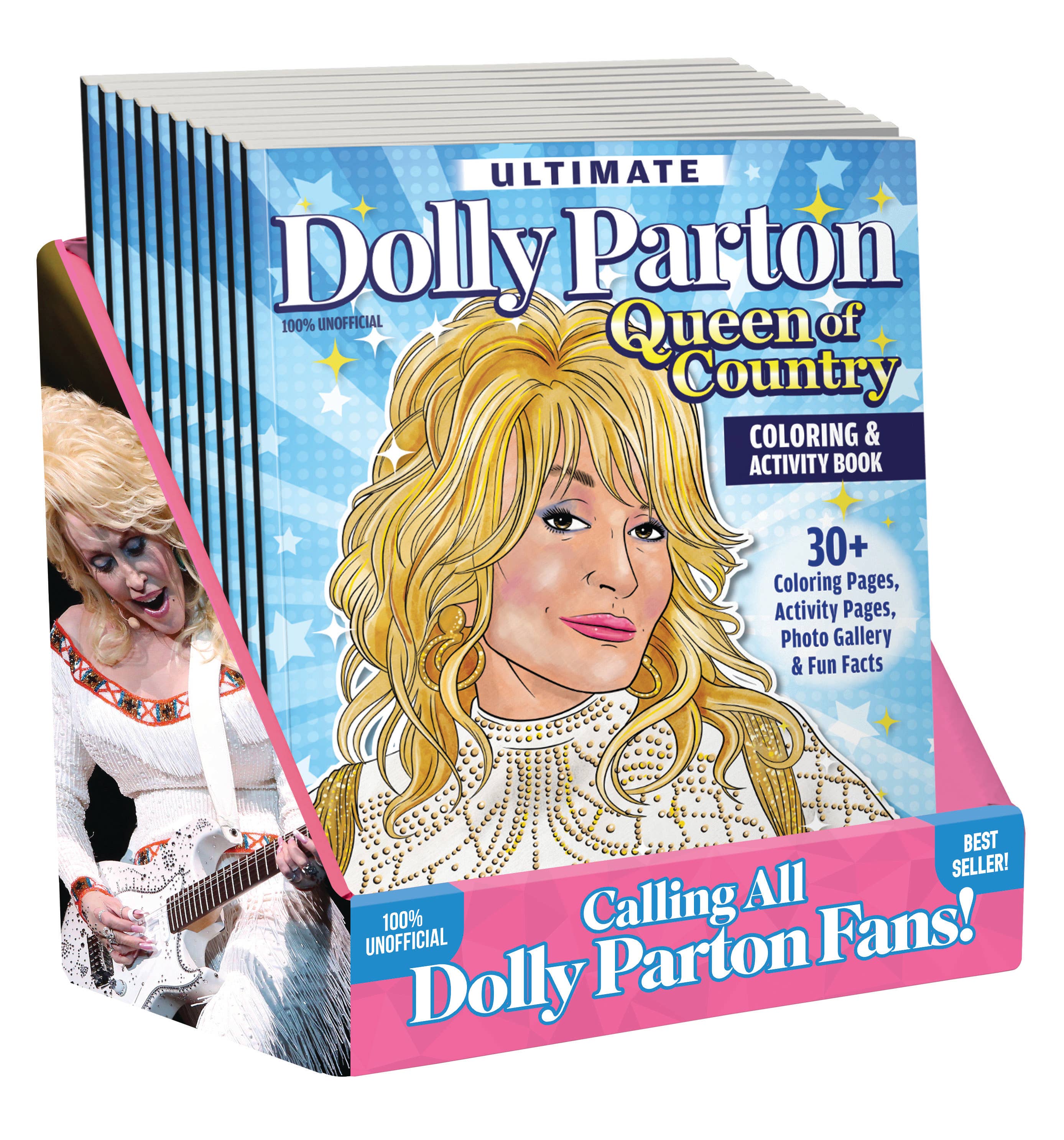 Dolly Parton Queen of Country Coloring Book | Southern Hearts Boutique